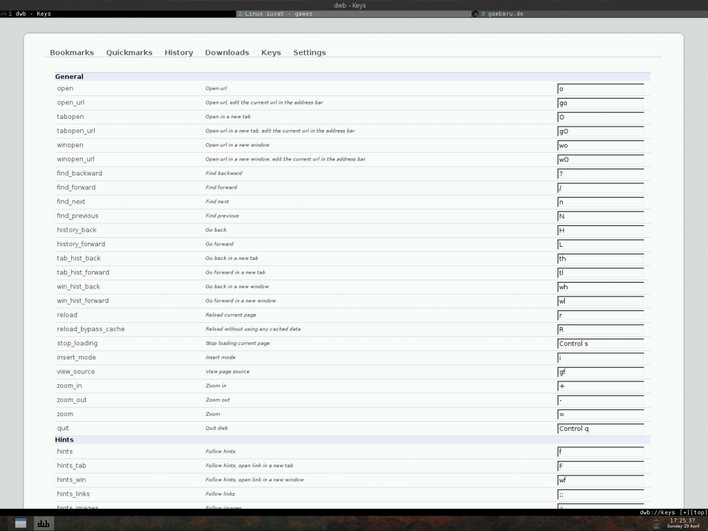 Dwb und Jumanji: Zwei Webkit-Browser mit vi-ähnlicher Steuerung ...